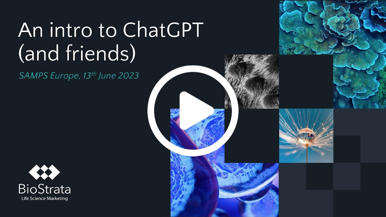An intro to ChatGPT (and friends) - free on-demand webinar